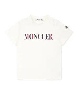 Moncler Logo-print Short-sleeve T-shirt - White