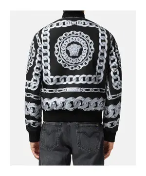 Versace Reversible Zipped Bomber Jacket