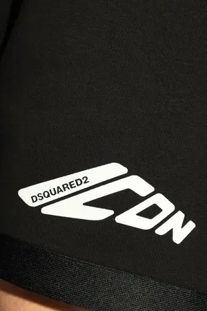 Dsquared2 Icon Logo Printed Sweat Shorts