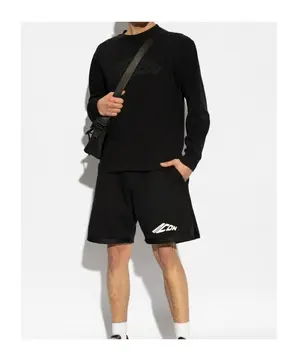 Dsquared2 Icon Logo Printed Sweat Shorts