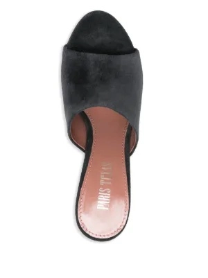 Paris Texas 105mm Suede Mules