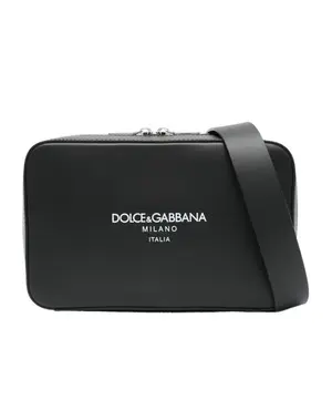 Dolce & Gabbana Zippered Shoulder Bag - Black