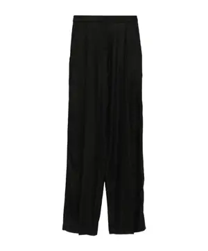 Elisabetta Franchi Pleated Trousers - Black