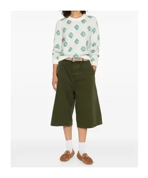 Casablanca Teal-patterned Crewneck Jumper