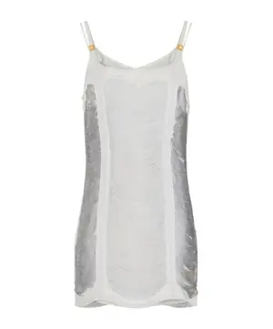 Elisabetta Franchi Fringed Strap Mini Dress