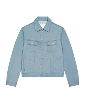 Givenchy Jacket In Denim - Light Blue