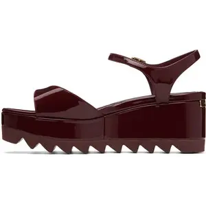 Stella McCartney Elyse Patent Leather Platform Sandals