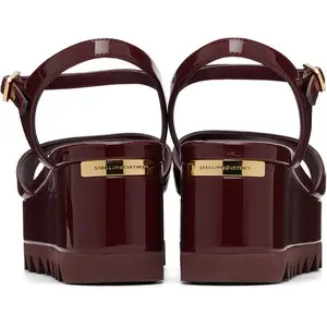 Stella McCartney Elyse Patent Leather Platform Sandals