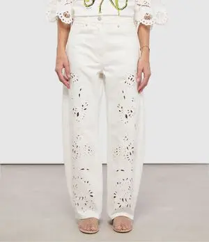 Farm Rio Broderie Anglaise Jeans