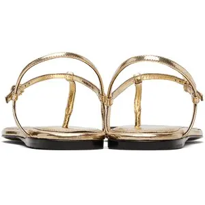 Paris Texas Metallic Flat Sandals