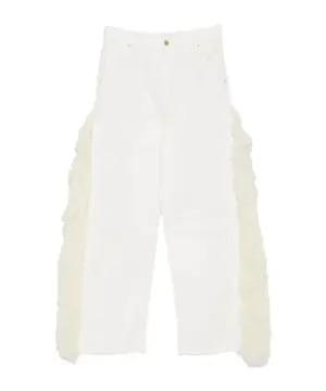 DARKPARK Fringed Raw-hem Jeans