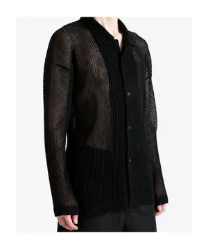 Issey Miyake Homme Plissé Sheer Pleated Shirt