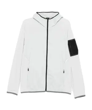 Hugo Boss Hooded Zip-up Jacket - White
