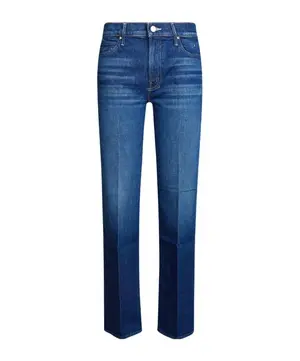 MOTHER The Kick It High-waisted Jeans - Blue