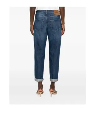 DONDUP Faded-effect Turn-up Jeans