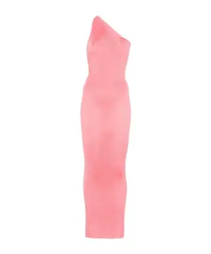SELF-PORTRAIT One-shoulder Maxi Dress - Pink
