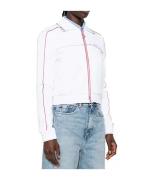 Casablanca Logo-embroidered Piped Track Jacket - White