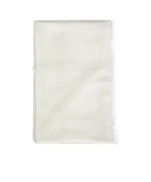 Brunello Cucinelli Tasseled Scarf - White
