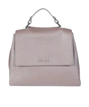 Orciani Sveva Soft Small Handbag - Nude