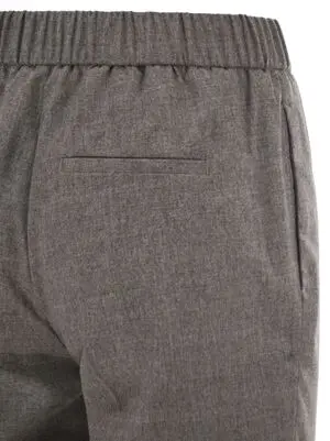 Peserico Trousers With Elasticated Waistband