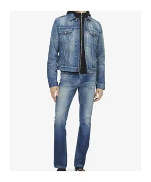 Alexander McQueen Faded-effect Denim Jacket