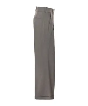 Peserico Pleated Twill Trousers