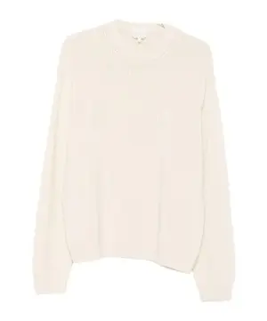 A.p.c. Logo Intarsia Ribbed-knit Sweater - No