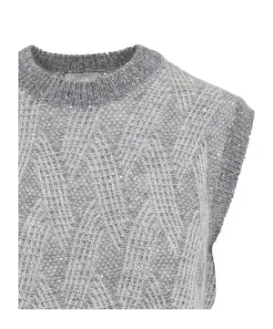 Peserico Wool, Alpaca And Mohair Vest