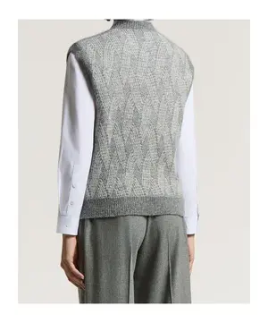 Peserico Wool, Alpaca And Mohair Vest