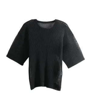 Issey Miyake Crew-neck T-shirt - Black