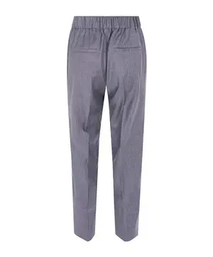 Peserico Elastic-waist Casual Trousers