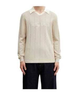 Filling Pieces Pullover Polo Shirt