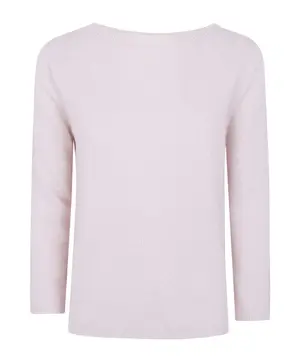 Fabiana Filippi Fine-knit Three-quarter Sleeve Sweater - Pink