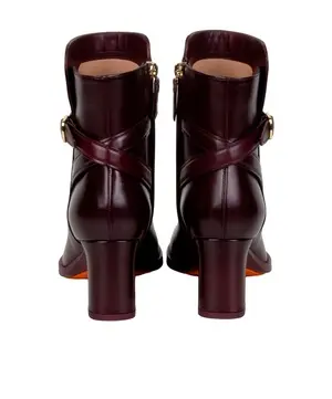 Santoni Chunky Heeled Ankle Boots