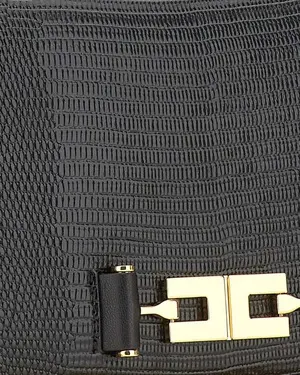 Elisabetta Franchi Shoulder Bag With Curb Chain