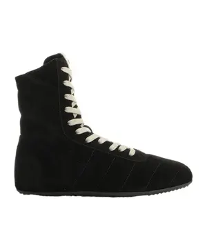 Rick Owens Quilted Chevron High-top Sneakers