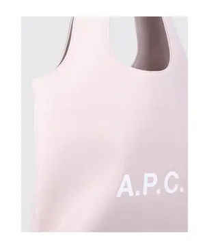 A.p.c. Ninon Small Logo Tote Bag - Pink