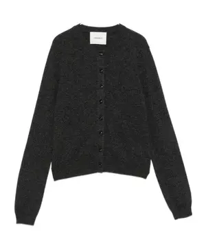 LISA YANG Karia Button-fastening Cardigan - Dark Grey