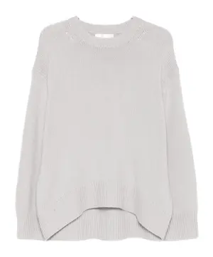 LISA YANG Long-sleeve Crew-neck Sweater - Grey