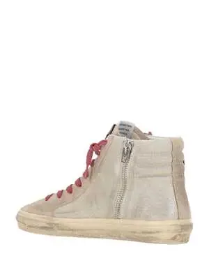 GOLDEN GOOSE Slide Shimmer High-top Sneakers