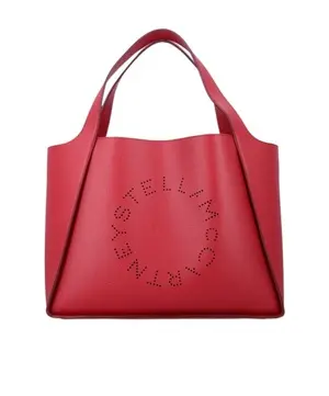 Stella McCartney Logo Cut-out Tote Bag - Red