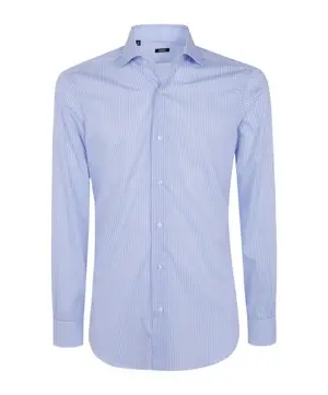 BARBA NAPOLI Long-sleeved Shirt - Blue