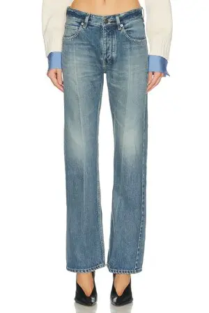 Balenciaga Straight Leg Jeans - Dark Blue