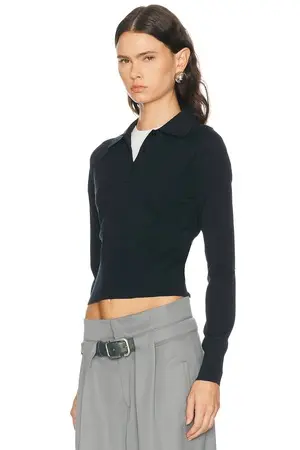 Givenchy Long Sleeve Polo Top