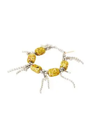 Dries Van Noten Handmade Strass Fringed Bracelet