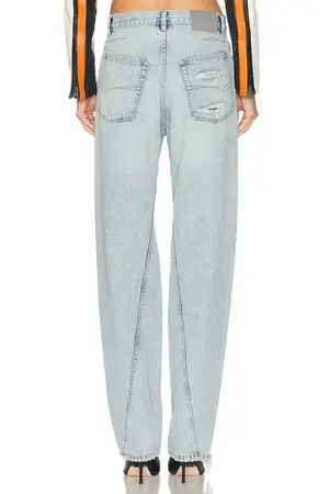 Balenciaga Twisted Seam Wide Leg Jeans