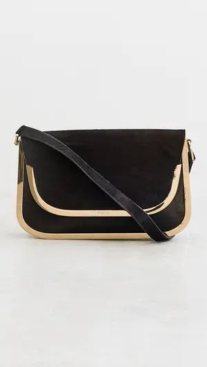 Shopbop Gucci Pony Hair Shoulder Bag - Brown