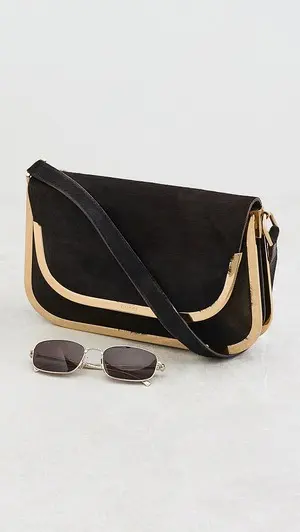 Shopbop Gucci Pony Hair Shoulder Bag With Gold Tone Hardware