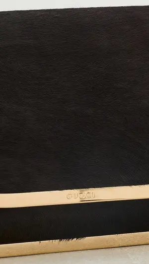 Shopbop Gucci Pony Hair Shoulder Bag With Gold Tone Hardware