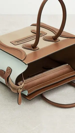 Shopbop Celine Luggage Calf Leather Micro Handbag